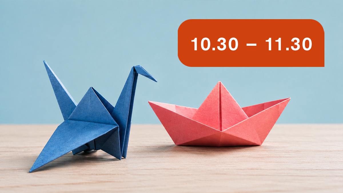 Skapande verkstad: Origami – Jönköpings läns museum